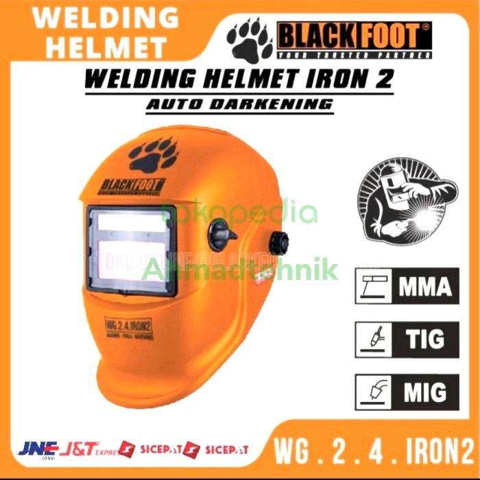 Jual Kedok las otomatis blackfoot welding helmet rose 350 E | Shopee ...