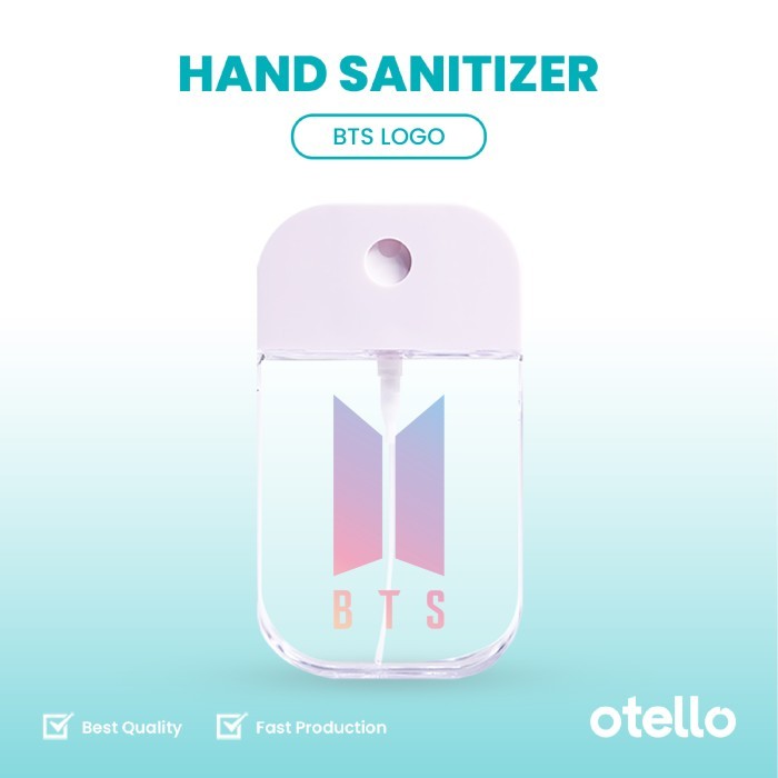 Jual - Pocket Hand Sanitizer BTS Logo Nama Spray Bottle Bangtan Kpop ...