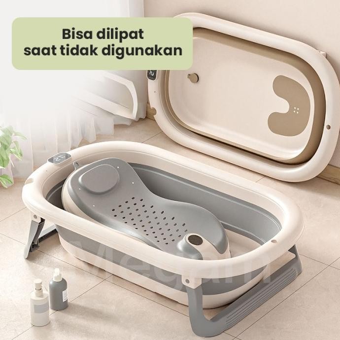 Jual MEGAM Bak Mandi Bayi Portable Lipat Tempat Mandi Anak Foldable ...