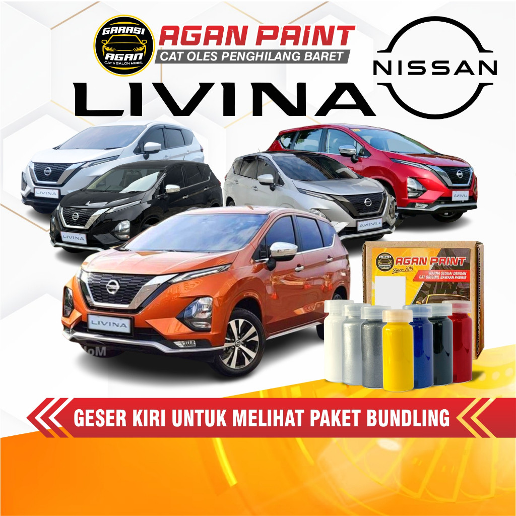 Jual GARASI AGAN Cat Oles Nissan Livina All Type Cat Penghilang Baret ...