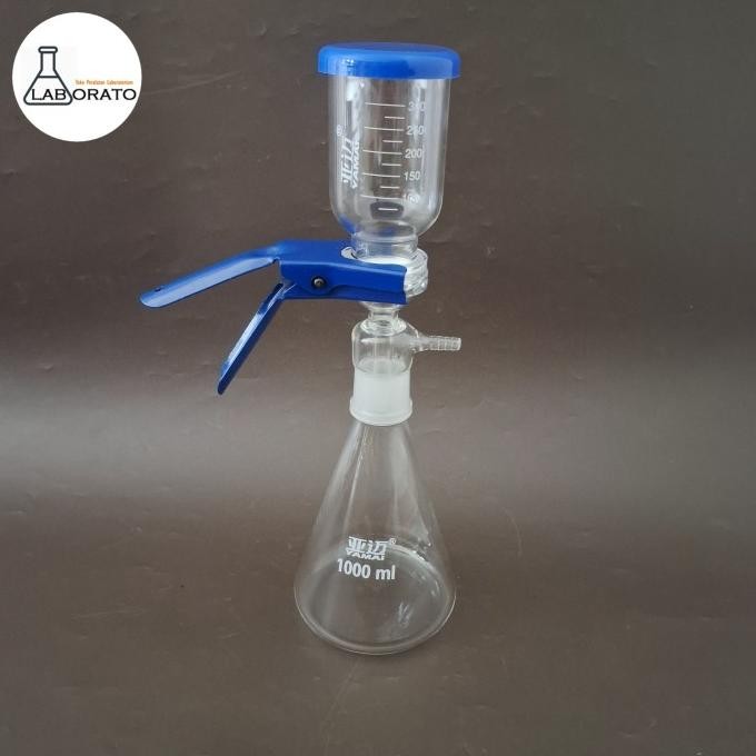 Jual ASLI GLASS VACUUM FILTRATION SET 1000ML | Shopee Indonesia