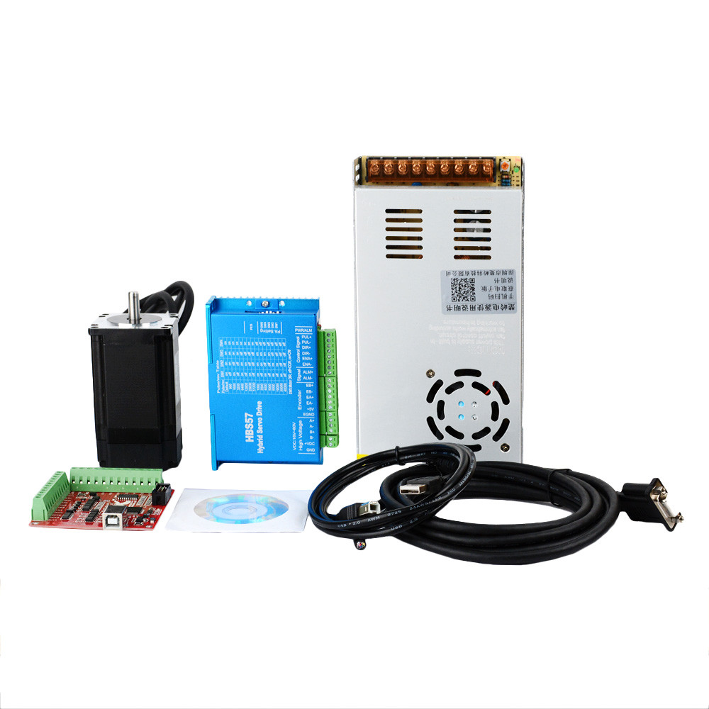 Jual HRN 1 Kit CNC Parts 4 Axis Nema23 Closed Loop Motor 57x76mm 2.2N 3 ...