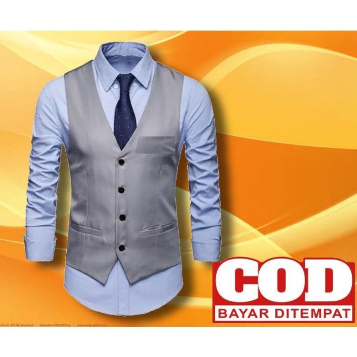 Jual ORIGINAL Rompi jas formal Setelan Dalaman vest Jas Pria groomsmen ...