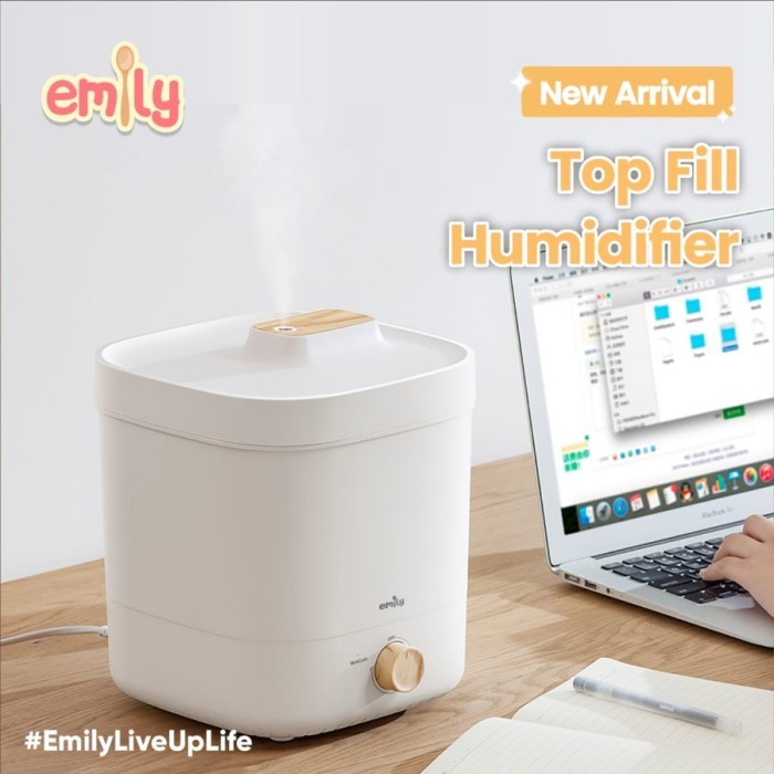 Jual Emily Top Fill Humidifier 4L / Alat Penjaga Kelembaban Udara ...