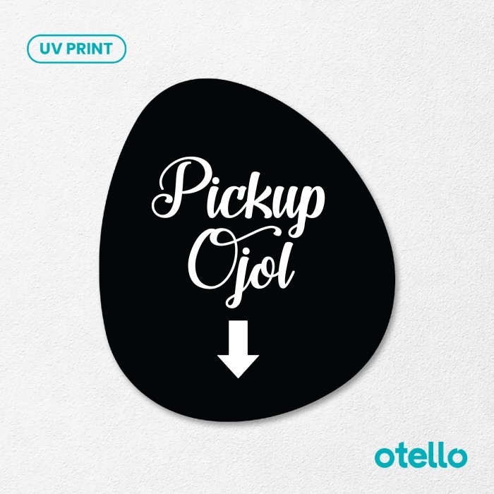 Jual Pick Up Ojol Sign Board Akrilik Tempel Dinding Papan Acrylic ...