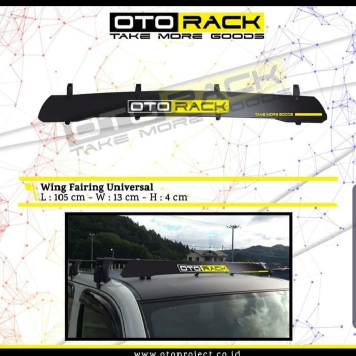 Jual Wing Wind Fairing Rack Cross Bar Universal Otorack By Otoproject ...