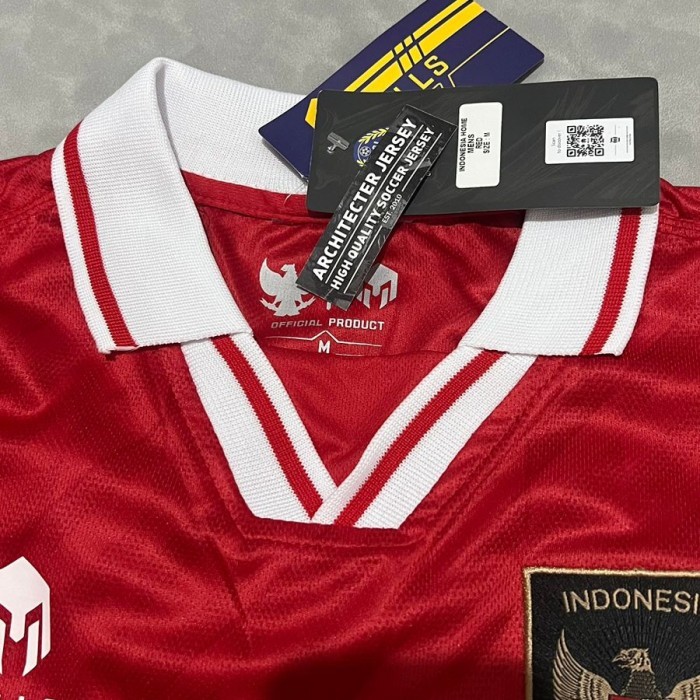 Jual Jersey Baju Bola Timnas Indonesia Home Mills Merah Grade Ori ...