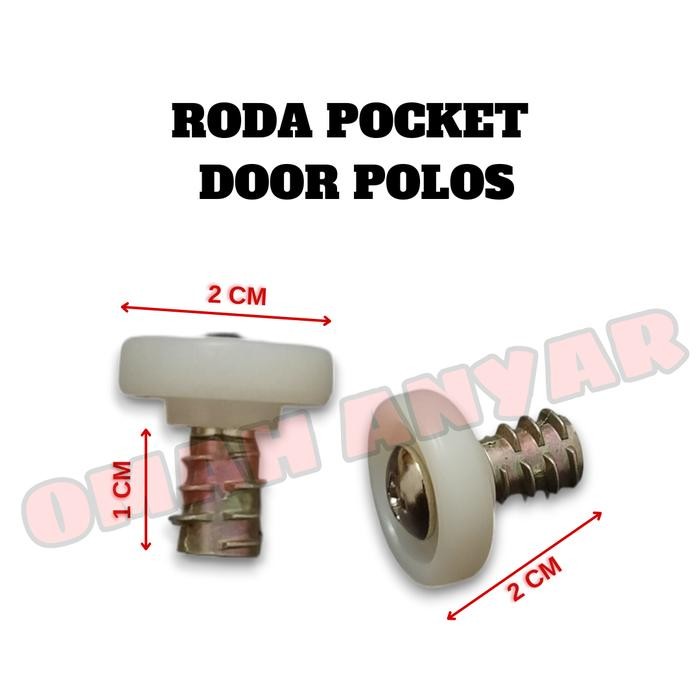 Jual $+$+$+$+] Roda Lemari Rel Pocket Door Salib Polos untuk Hafele Huben | Shopee Indonesia