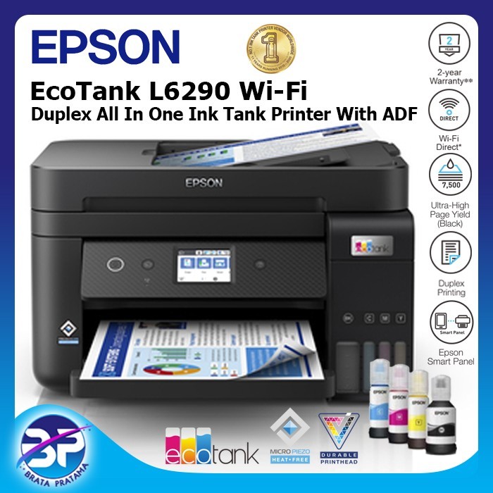 Jual Epson L6290 WiFi Duplex All In One Ink Tank Printer With ADF ...