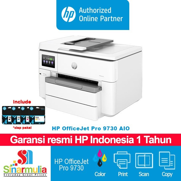 Jual Printer HP OfficeJet Pro 9730 Wide Format All-in-One | Shopee Indonesia