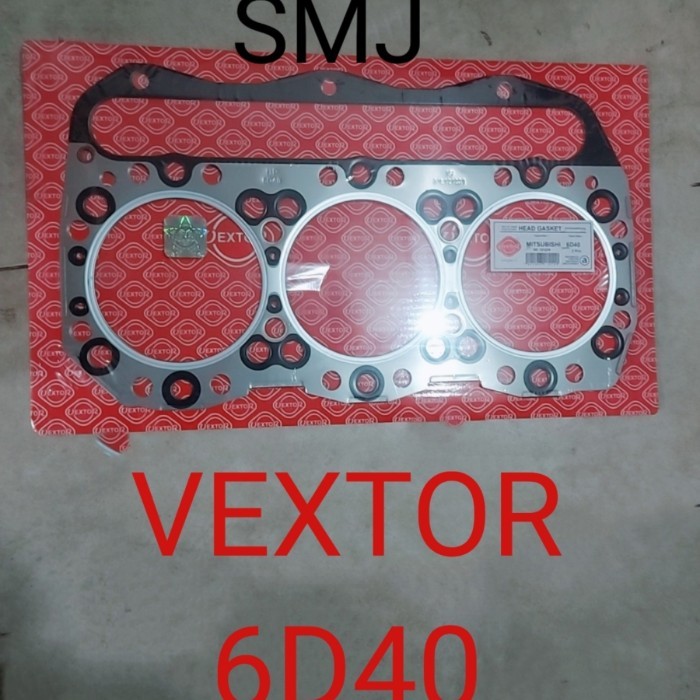 Jual PAKING GASKET CYLINDER HEAD MITDUBISHI 6D40. MERK VEXTOR HRG 1 PC ...