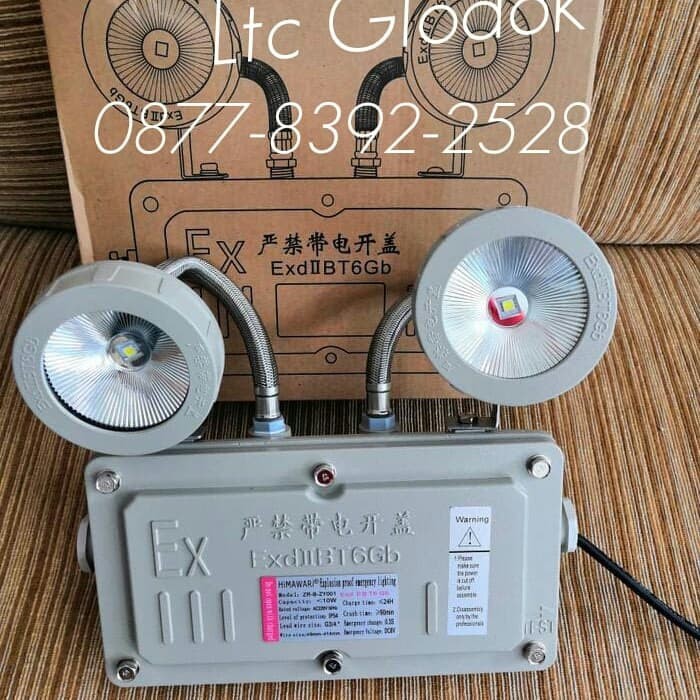 Jual Explosion Proof Lampu Emergency / Twin Spot Emergency Lamp ...