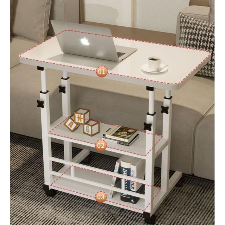 Jual MEJA LAPTOP LIPAT PORTABLE MEJA LAPTOP RODA MEJA BELAJAR MAKAN ...