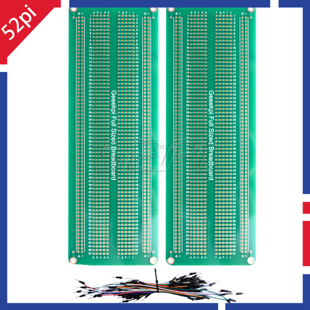 Jual BEST 52Pi Prototype PCB Solderable Breadboard for Arduino and DIY ...