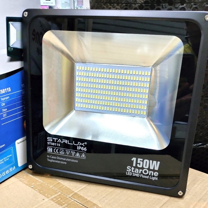 Jual Kap Sorot LED 150 Watt Kap LED 150 Watt Floodlight Sinar Putih | Shopee Indonesia