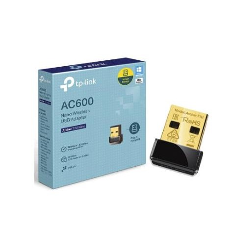 Jual TP-LINK Archer T2U Nano AC600 Nano Wireless USB Adapter | Shopee ...