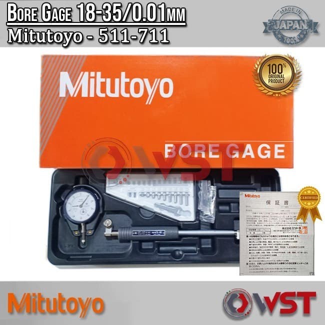 Jual Mitutoyo Bore Gage/Cylinder Gauge/ Bore Gauge 18-35/0.01mm (511 ...