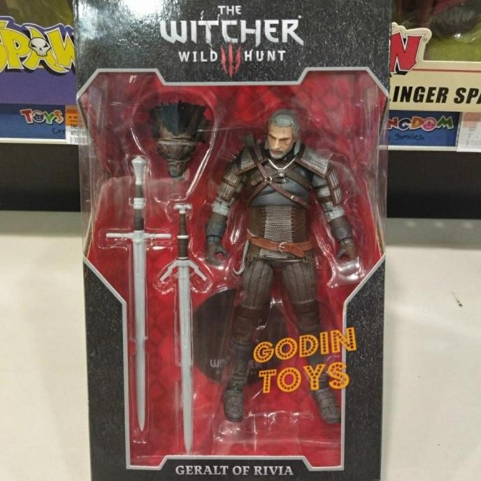 Jual Promo McFarlane The Witcher Geralt of Rivia wild hunt Original COD ...
