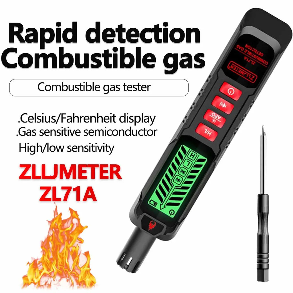 Jual HONYA Gas Leak Detector Combustible Natural Co2 Flammable Alcohol ...