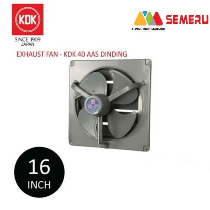 Jual KDK WALL INDUSTRIAL EXHAUST FAN 16" 40-AAS ORIGINAL DAN TERPERCAYA | Shopee Indonesia