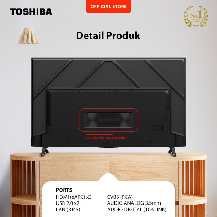 Jual TOSHIBA TV 55" 4K UHD GOOGLE TV - QUANTUM DOT QLED DOLBY - 55M550MP | Shopee Indonesia