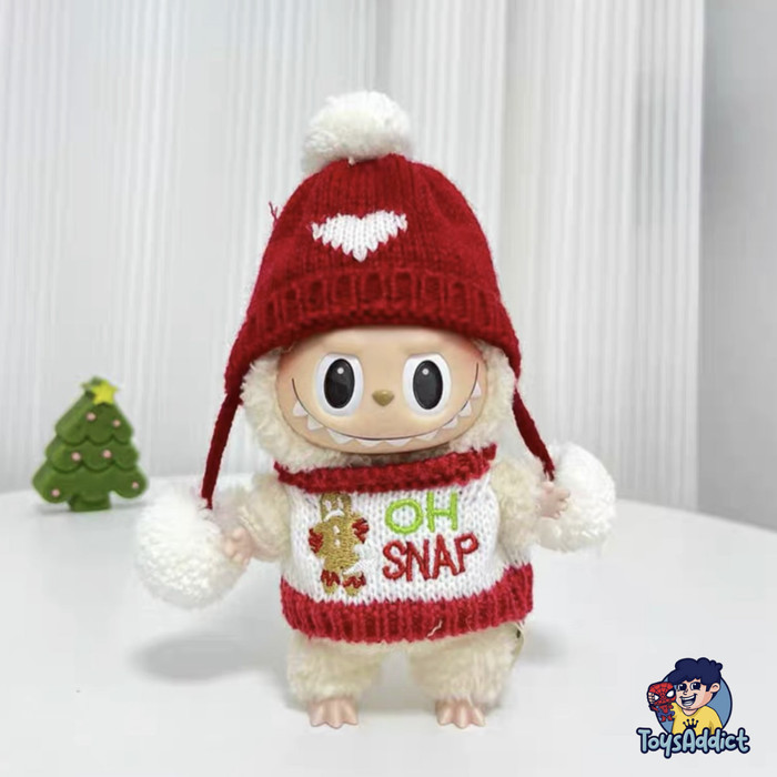 Jual Baju Natal Labubu/ Christmas Outfit Labubu Winter Outfit/ Kostum ...