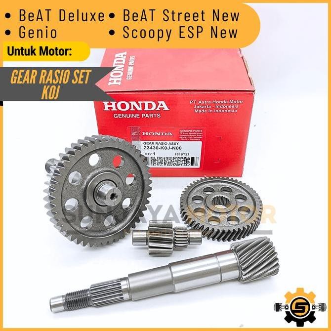 Jual Ready !! Gear Rasio Set Original Honda K0J Gigi Rasio Beat Deluxe ...