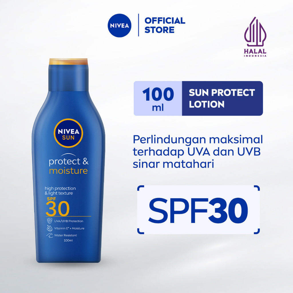 Jual NIVEA SUN Body Lotion SPF Extra Protect Moisture SPF30 75ml ...