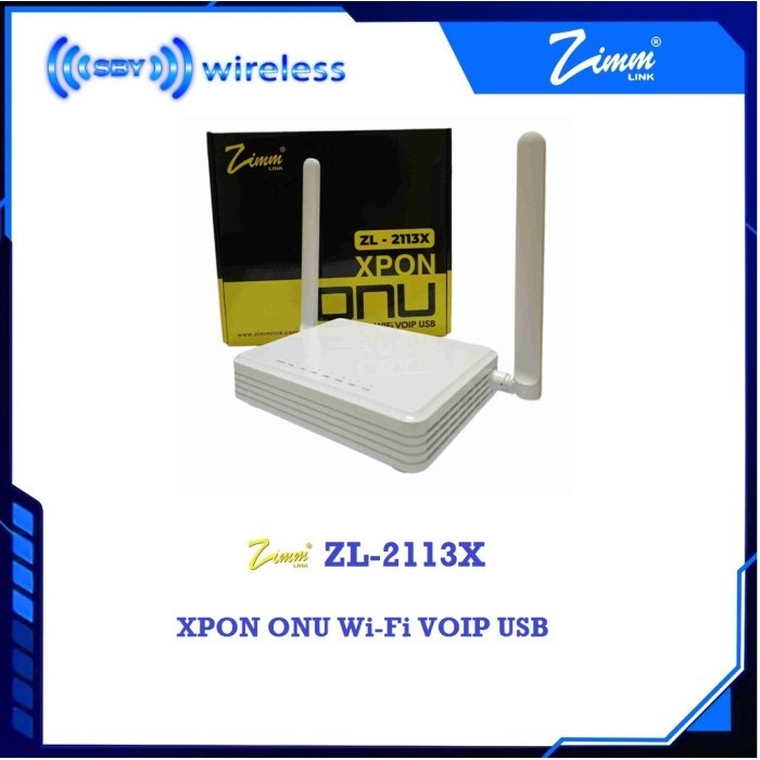 Jual XPON ZL-2113X - ZIMMLINK XPON ONU ZL2113X Support EPON & GPON ONT ...