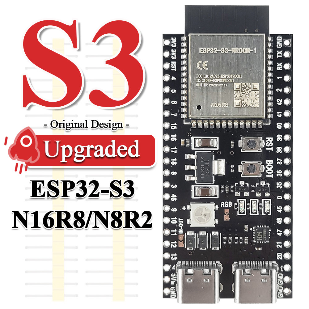 Jual JENNAIRA ESP32-S3 Development Board 2.4G Wifi Module for Arduino ESP IDF ESP32-S3-WROOM-1 ...