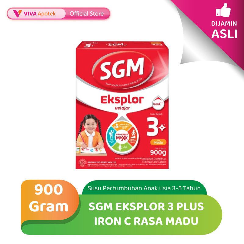 Jual SGM Eksplor 3 Plus Iron C Rasa Madu (900 Gram) | Shopee Indonesia