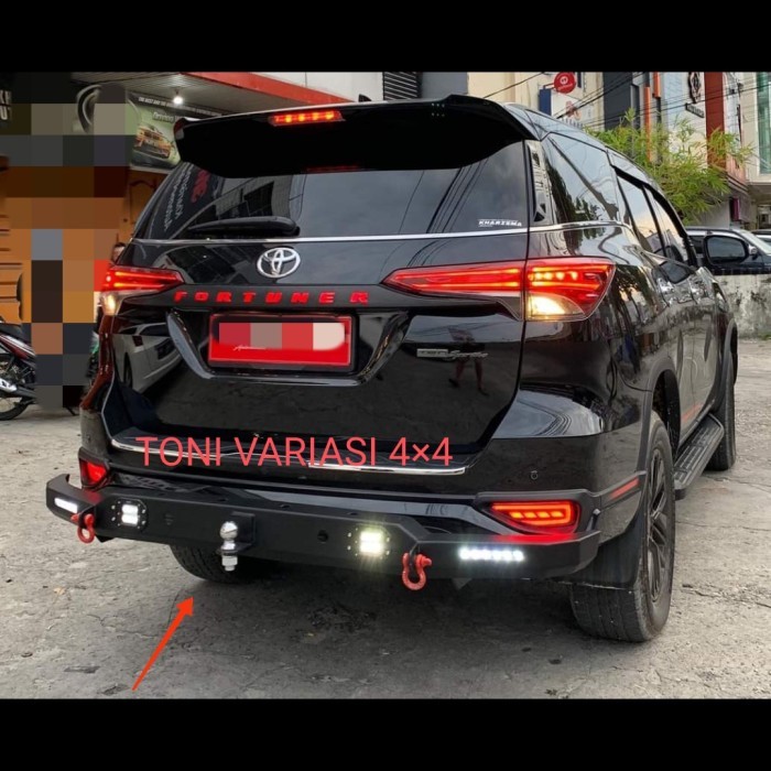 Jual Rear Bumper Towing Bemper Belakang Fortuner Model Mini Arb ...