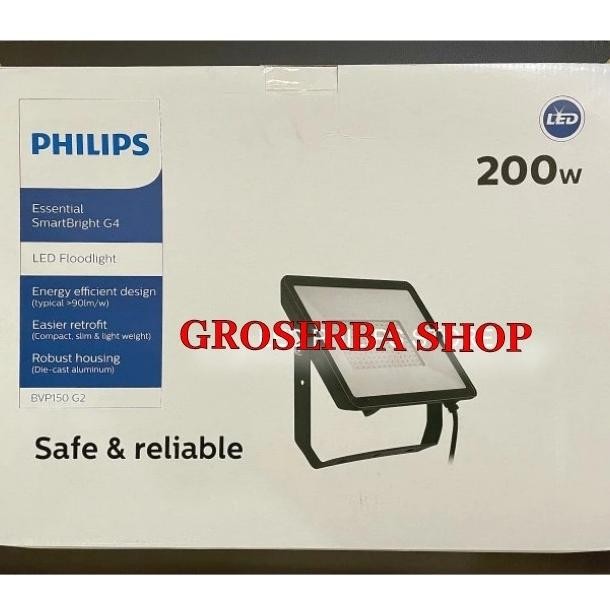 Jual New!!! Philips Bvp150 200W 200 Watt Flood Light Sorot Philips Bvp 150 200 W | Shopee Indonesia