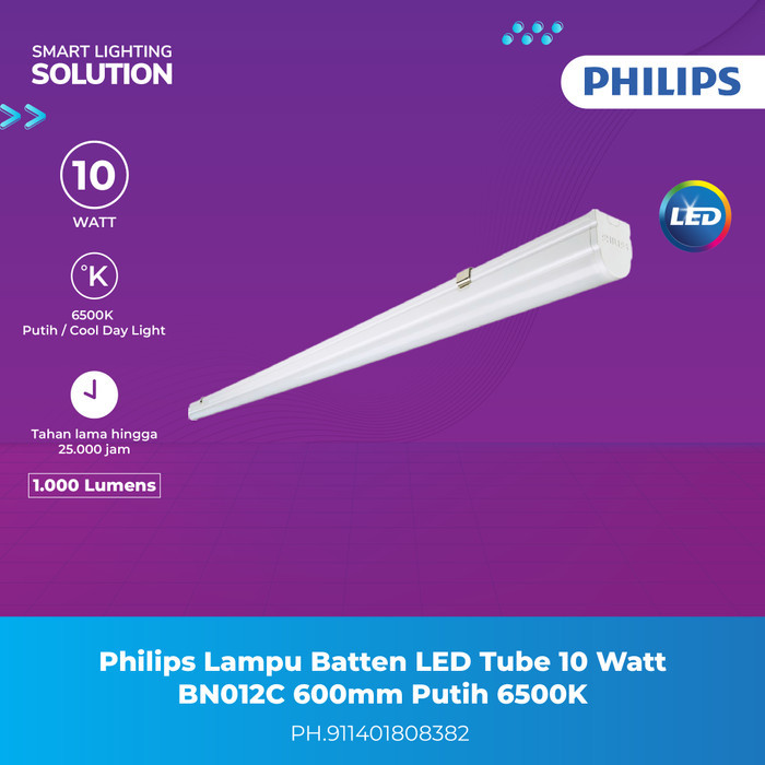 Jual Philips Lampu Neon Led Smartbright T8 Batten Bn012C Led 10W G3 ...