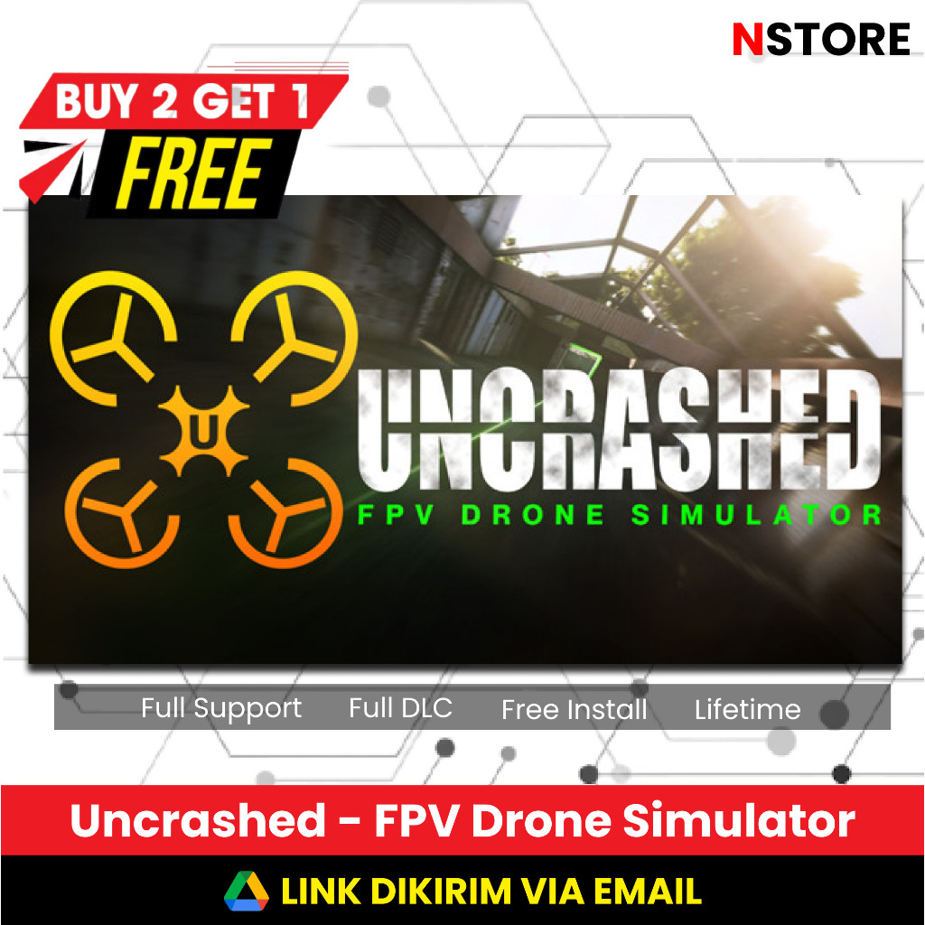 Jual UNCRASHED FPV DRONE SIMULATOR - PC/LEPTOP GAME - DOWNLOAD LANGSUNG ...