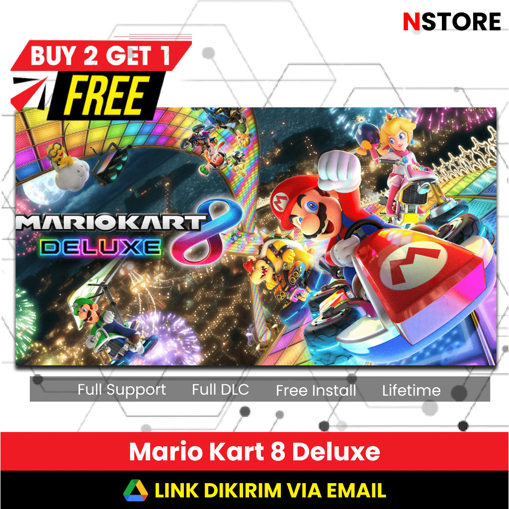 Jual MARIO KART 8 DELUXE - GAME PC/LEPTOP - ORIGINAL GAME - DOWNLOAD LANGSUNG MAIN | Shopee ...
