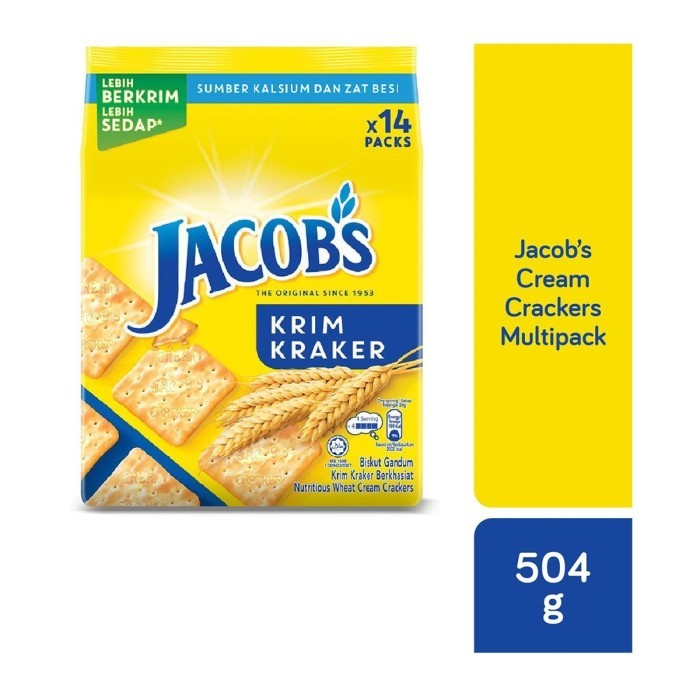 Jual Jacob's Cream Cracker Multipack Original | Shopee Indonesia
