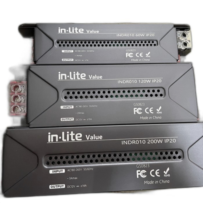 Jual Paling Murah Inlite Power Supply Driver Trafo Led Strip 12V 5A 60W ...