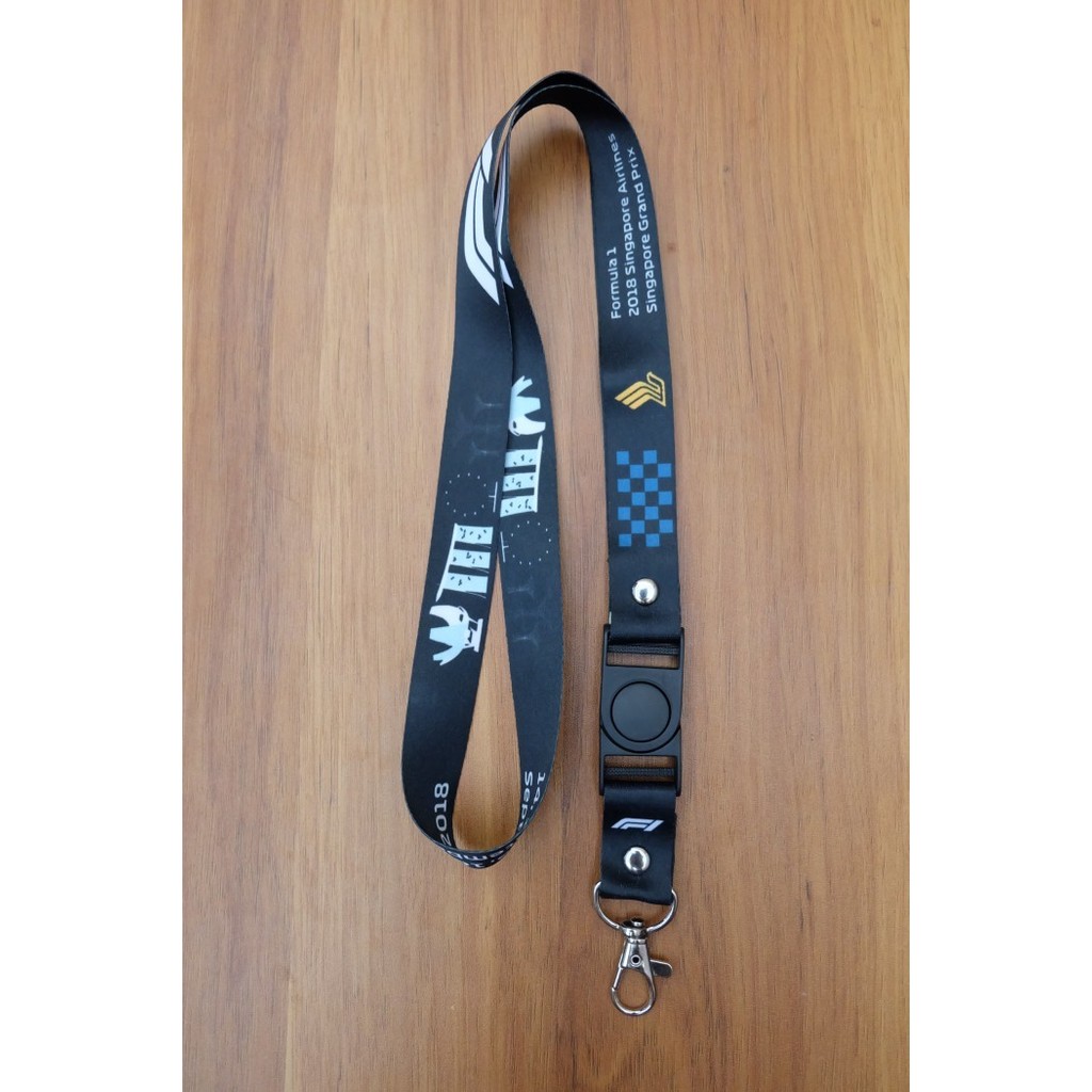 Jual Lanyard Formula 1 F1 Racing Singapore Bisa Satuan Custom Request ...