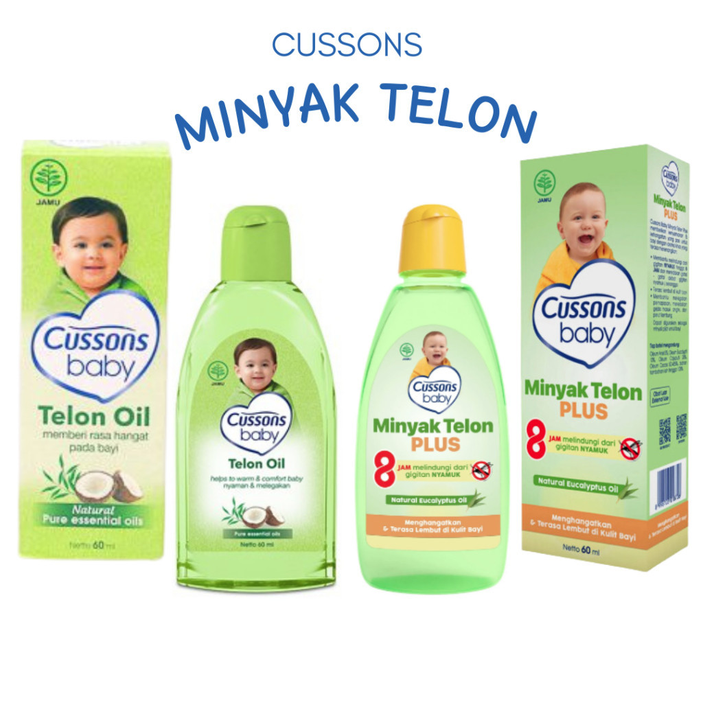 Jual 60 ml - CUSSONS BABY TELON OIL & TELON OIL PLUS - Pure Essential ...