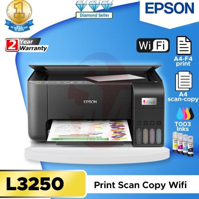 Jual Printer Epson L 3250 Print Scan Copy Wireless | Shopee Indonesia