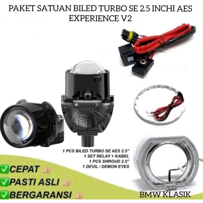 Jual Paketan Satuan Biled Aes Turbo Se Experience V2 2.5 Inch Version 2 ...