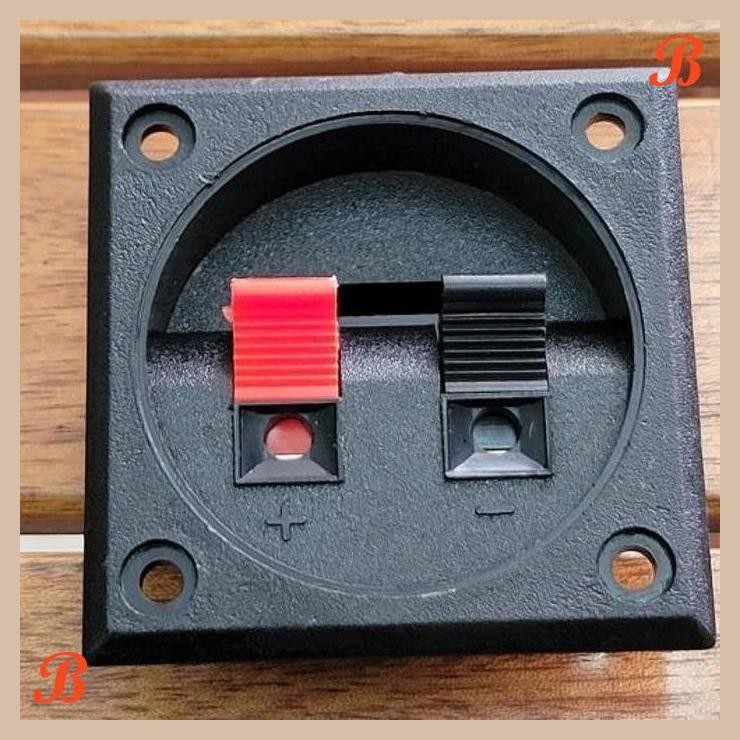 Jual [WGL] TERMINAL JEPIT 2 PIN MODEL SEGIEMPAT SPEAKER AMPLIFIER KABEL ...
