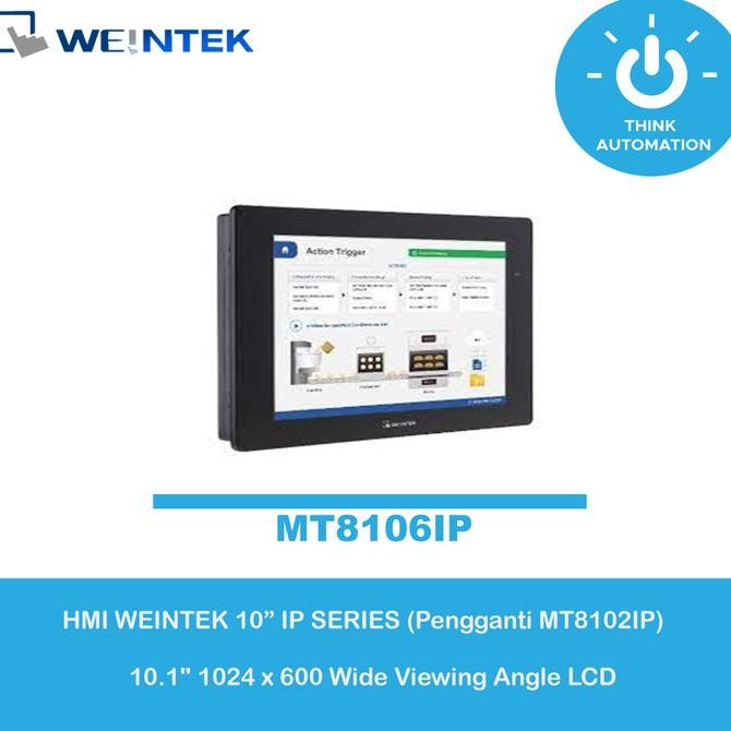 Jual HMI WEINTEK 10 inch IP SERIES | MT8106IP | Shopee Indonesia