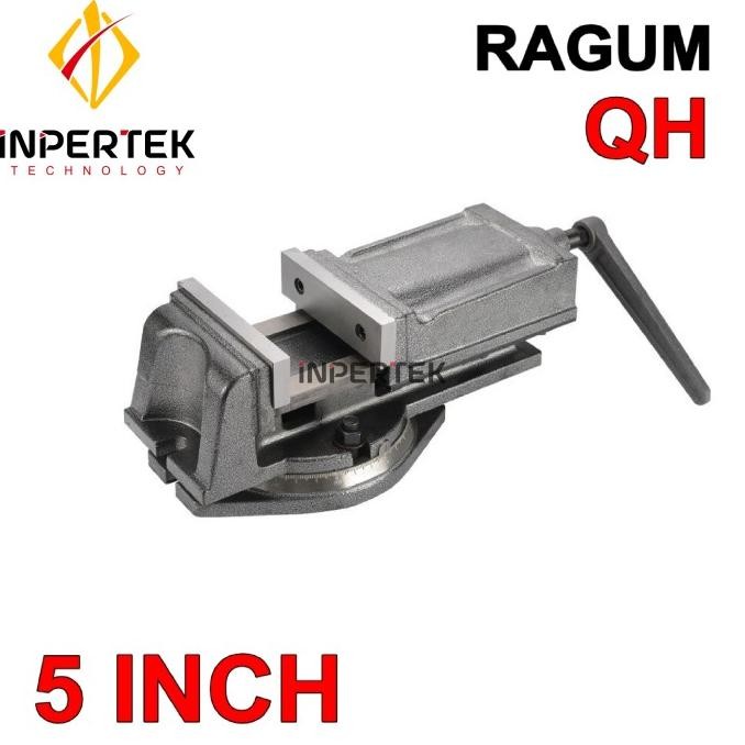 Jual New Stock Ragum 5" Qh 125 Mm Catok 5 Inch Meja Mesin Tanggem Putar ...
