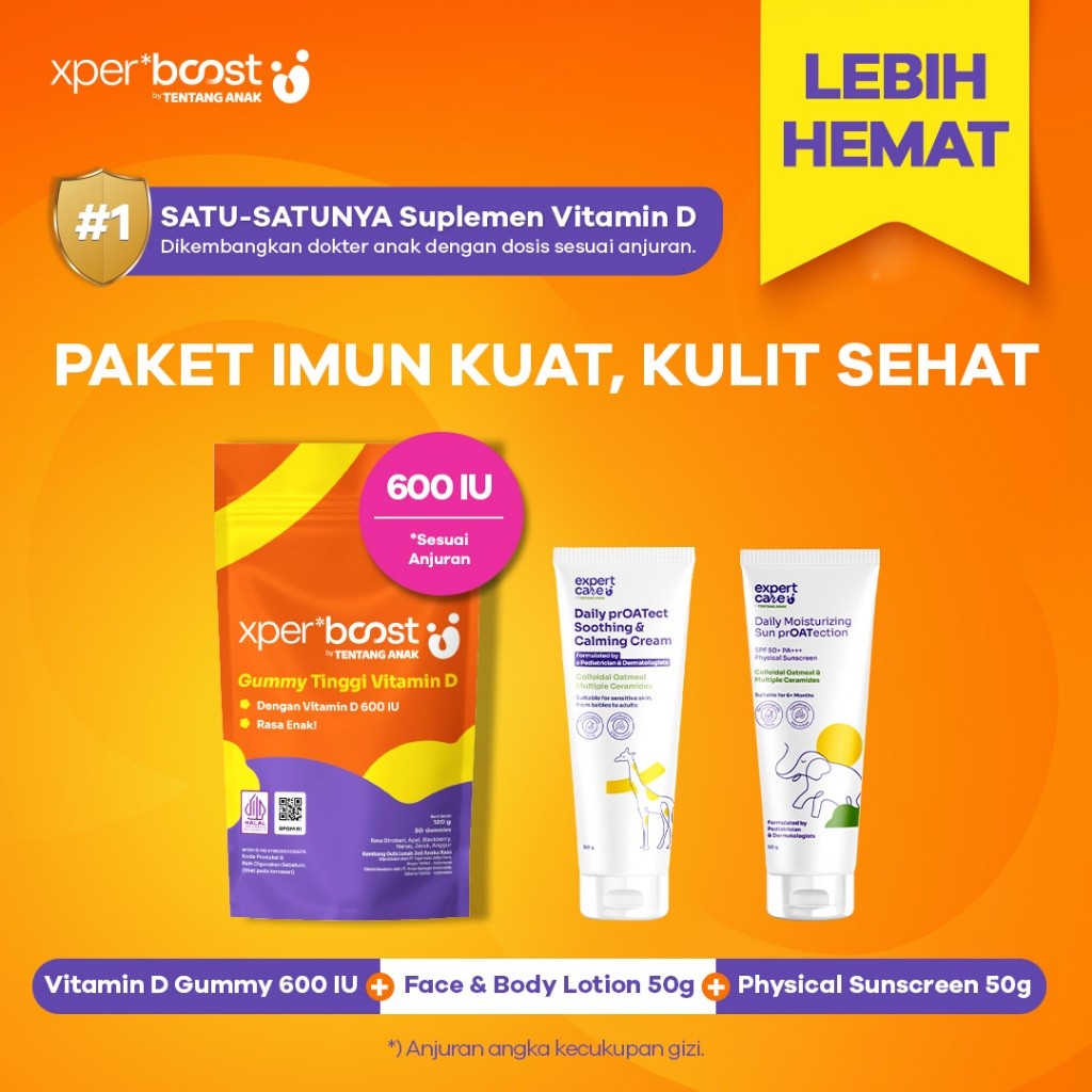 Jual Expert Boost - Paket Bundling Gummy Vitamin D 600 IU 30pcs ...
