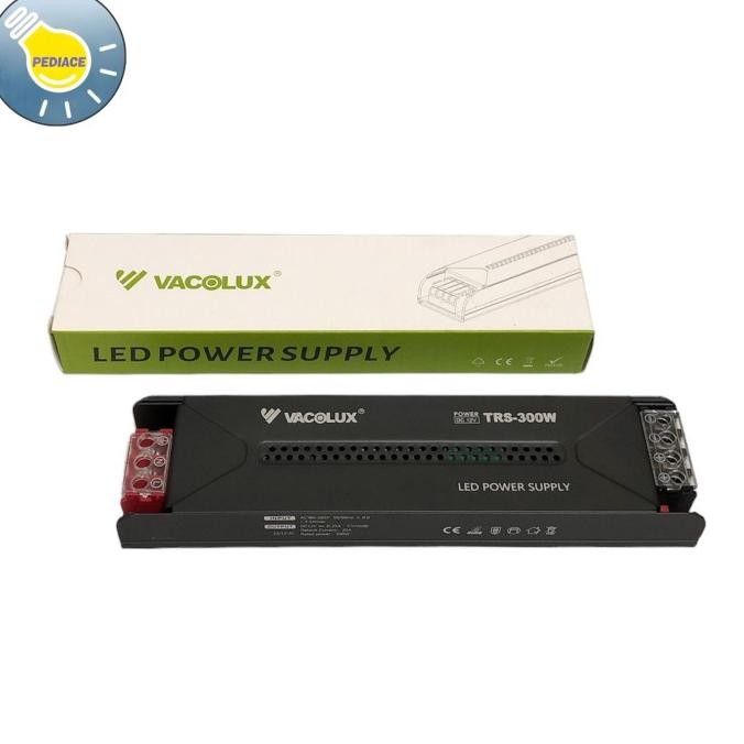 Jual LED Power Supply VACOLUX TRS-300W DC 12V 25A Ballast Trafo Adaptor ...