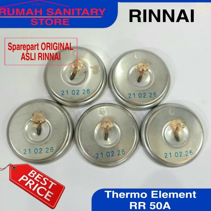 Jual Otomatis Thermo Elemant Rr 50A Gas Rice Cooker Rinnai Original ...