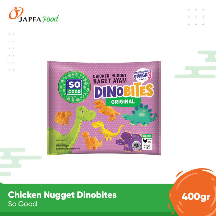 Jual So Good Chicken Nugget / Naget Ayam Dinobites 400gr | Shopee Indonesia
