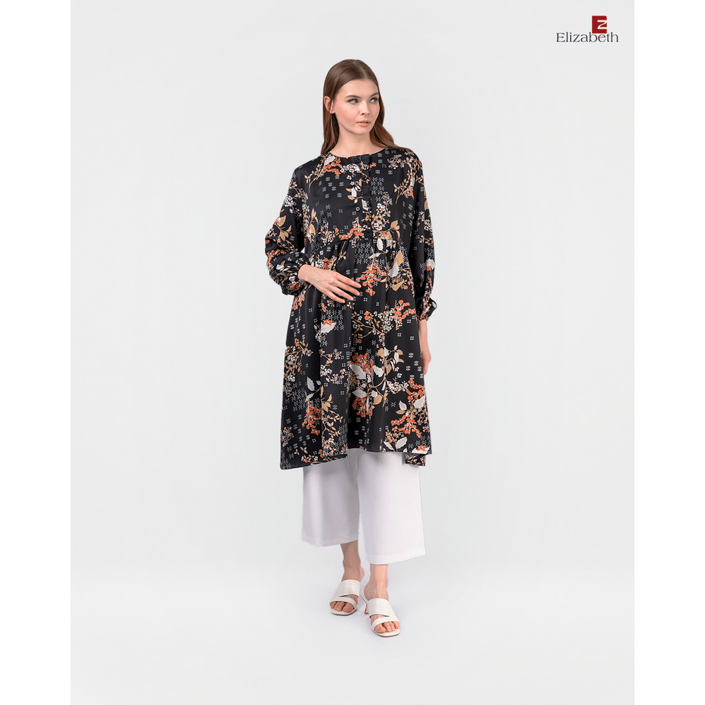 Jual Elizabeth Clothing - Tunik Pattern Lengan Balon 0595-1859 | Shopee ...